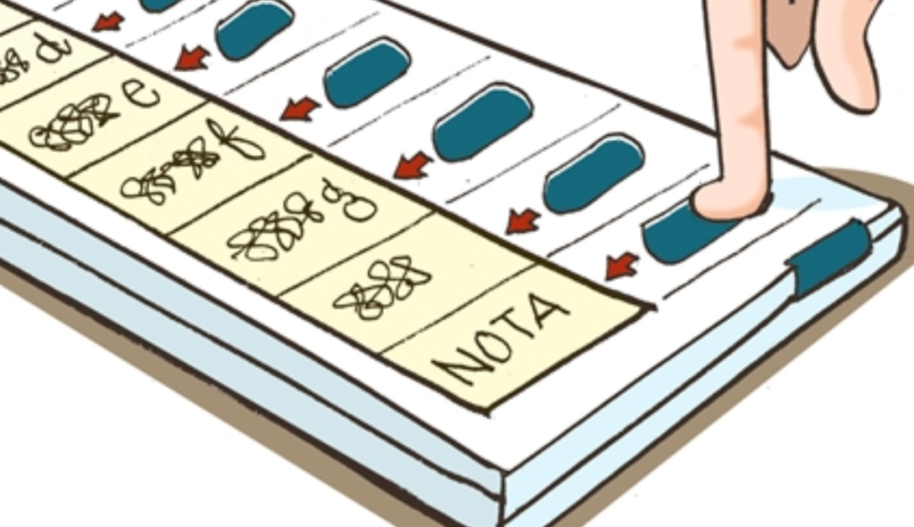 In past Lok Sabha elections how many NOTA votes were polled - The Purbottar
