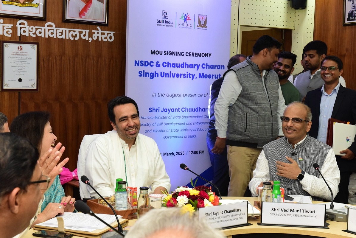 NSDC to establish Centre for Future Skills at CCSU, Meerut - The Purbottar