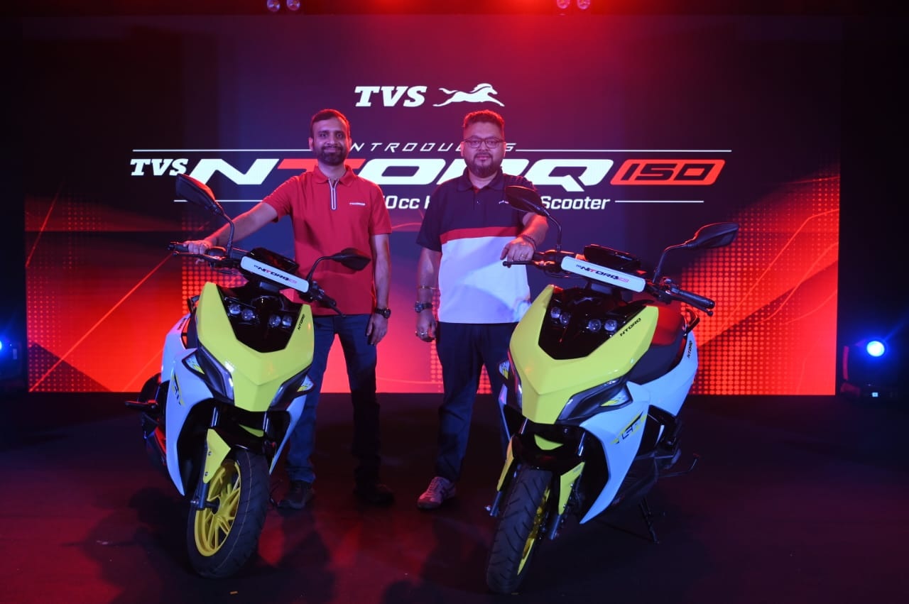 TVS MOTOR COMPANY LAUNCHES TVS NTORQ 150;INDIA’S QUICKEST and FIRST ...