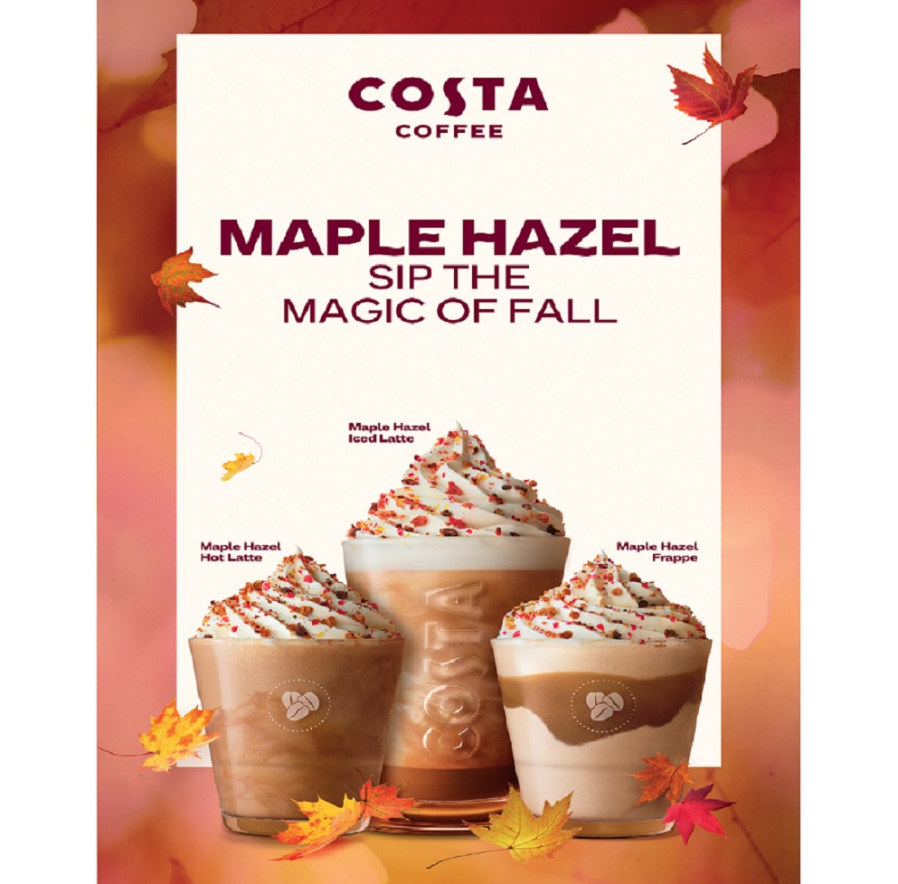 This autumn, Costa Coffee brings back the Maple Hazel Menu to India ...