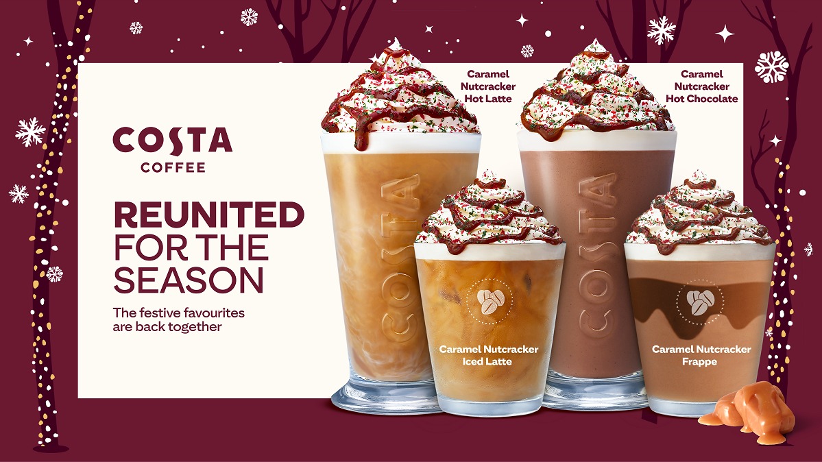 With the launch of Caramel Nutcracker Range, Costa Coffee brings the ...